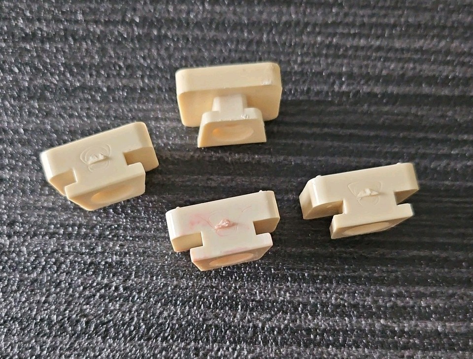 4 X Swish De-luxe curtain Track Wall Brackets Support For Swish Curtain ...