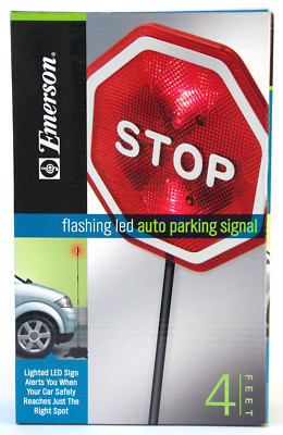 Emerson Flashing LED Auto Parking Signal, 4 Feet Tall, Garage Parking ...