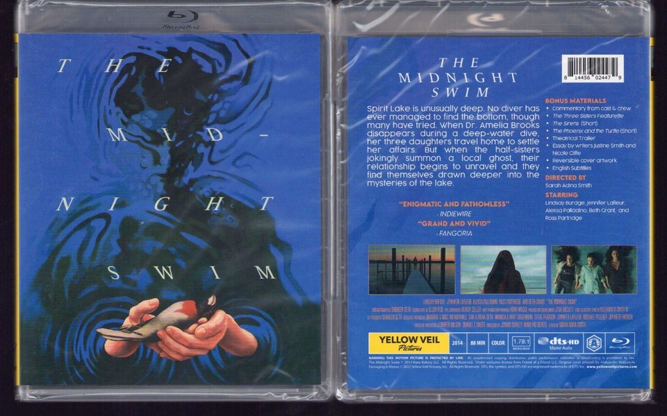 The Midnight Swim (Blu-ray) Yellow Veil with OOP Vinegar Syndrome ...