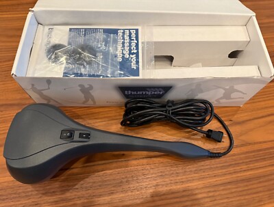 Thumper Sport Percussive Electric Handheld Massager - Black (E501NA) | eBay