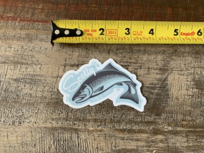 Scotty Since 1952 Fish Sticker Approximately 3" | eBay