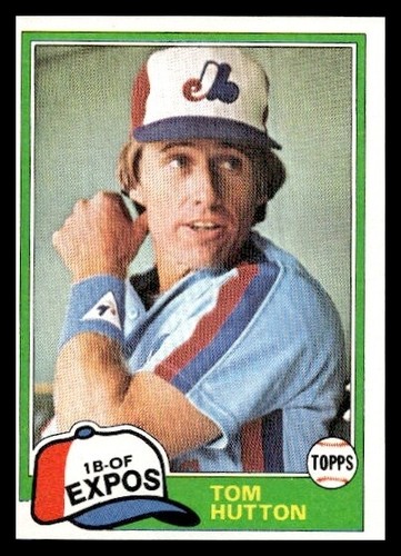 1981 Topps #374 Tom Hutton Montreal Expos Baseball card | eBay