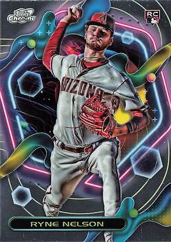 Ryne Nelson 2023 Topps Cosmic Chrome 3 Arizona Diamondbacks Rookie ...