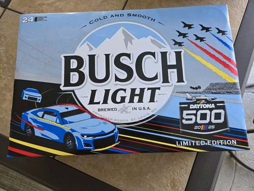 Busch Light Daytona 500 Empty Box Beer Can Carton | eBay