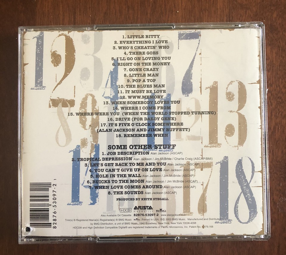 Alan Jackson 2CD Greatest Hits Volume II & Some Other Stuff Country ...