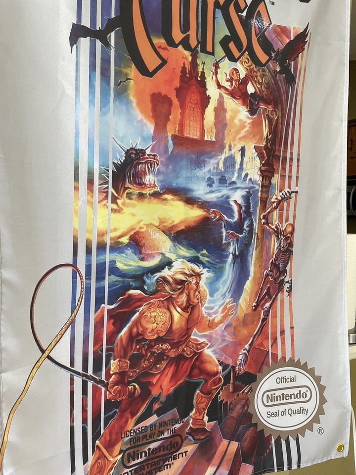 CASTLEVANIA III Dracula's Curse Nintendo NES Boxart 5' Simon Belmont ...