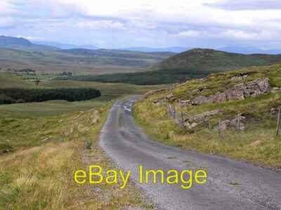 Photo 6x4 Pass over the Partry Mountains Looking down from near the top ...