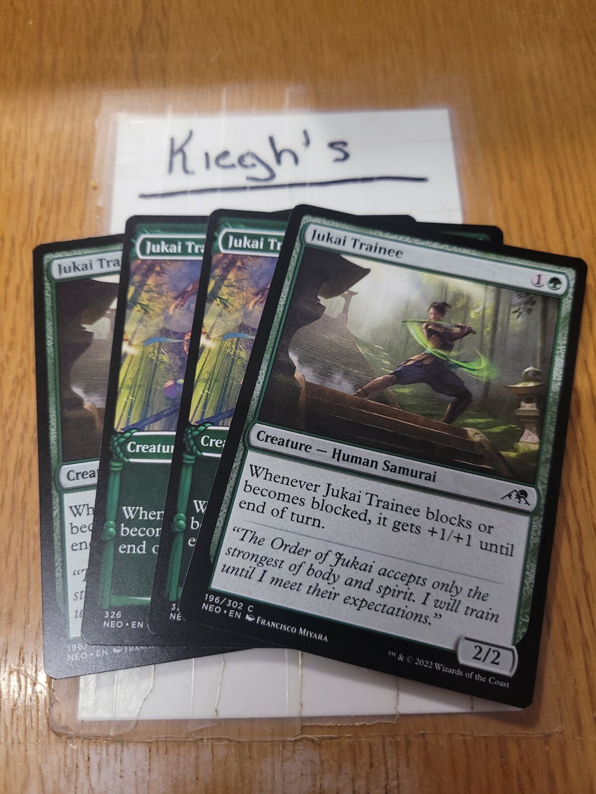 Mtg Jukai Trainee x4 *2x Showcase* | eBay