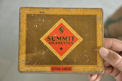 Vintage Summit Cigarettes Ad Litho Tin Box | eBay