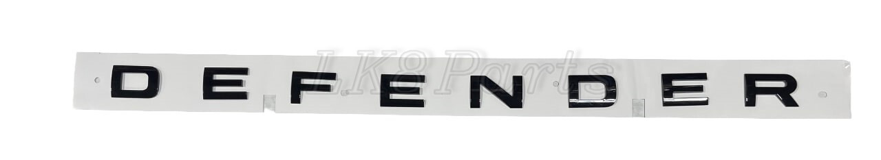 Land Rover Defender 2020-2022 Front Hood Lettering Gloss Black Genuine ...