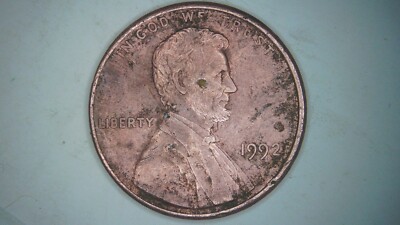 1992 lincoln cent/penny error coin | eBay