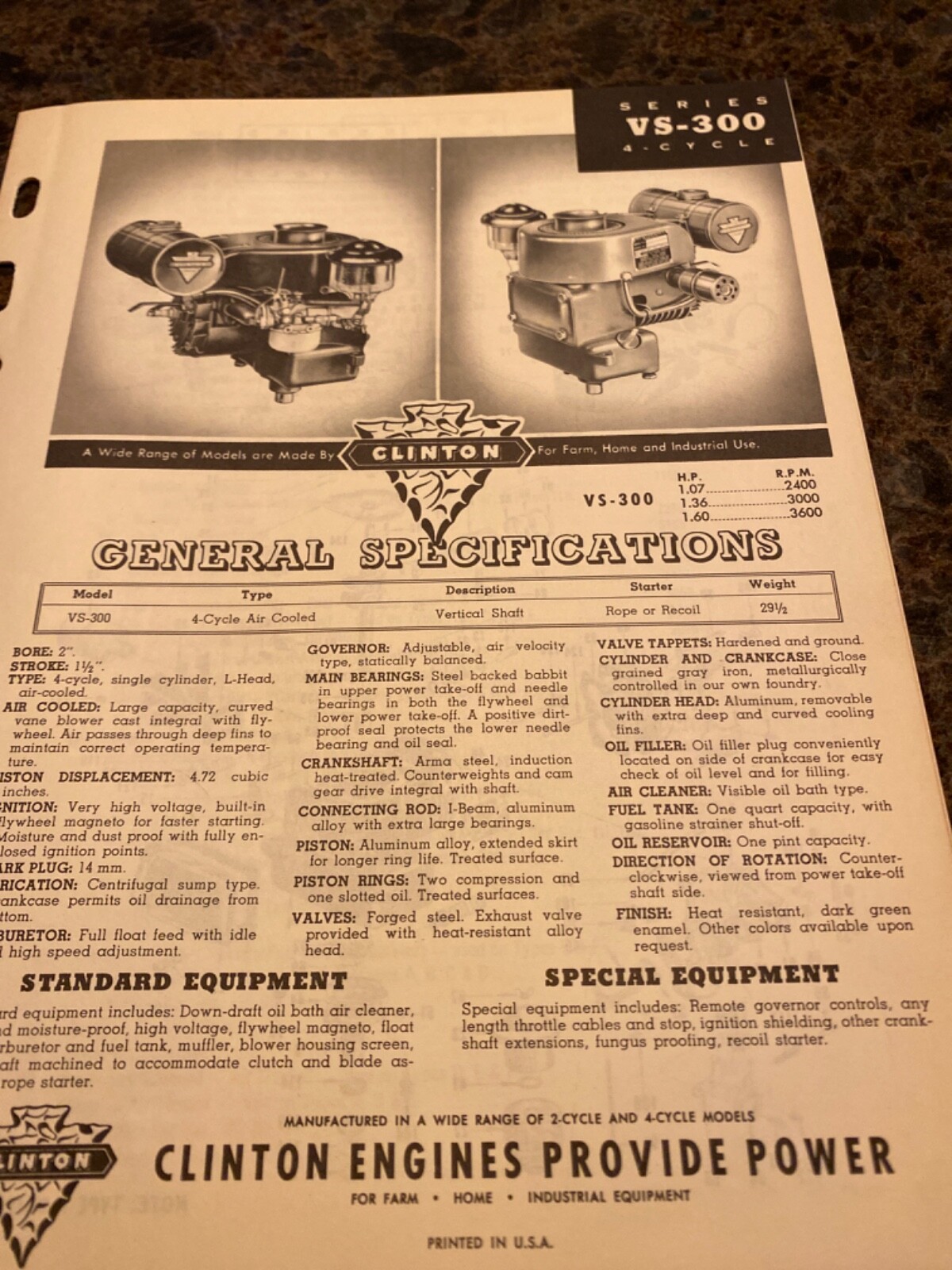 clinton engine vs-300 illustrated parts list,antique clinton engine | eBay