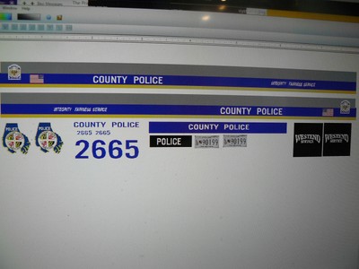 Baltimore County Police MD Tow Truck Decals 1:24 | eBay