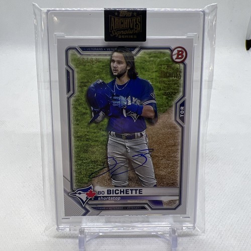 Bo Bichette 2022 Topps Archives Signature Series Autograph /99 Encased ...