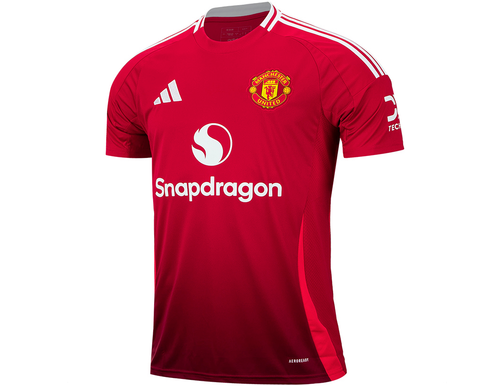 Adidas Manchester United 2024/25 Home Jersey Manchester United FC Red ...