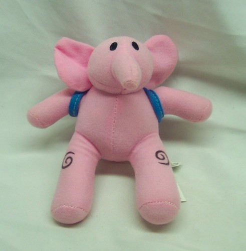 Bandai Pocoyo ELLY THE PINK ELEPHANT 6" Plush STUFFED ANIMAL Toy 2010 ...
