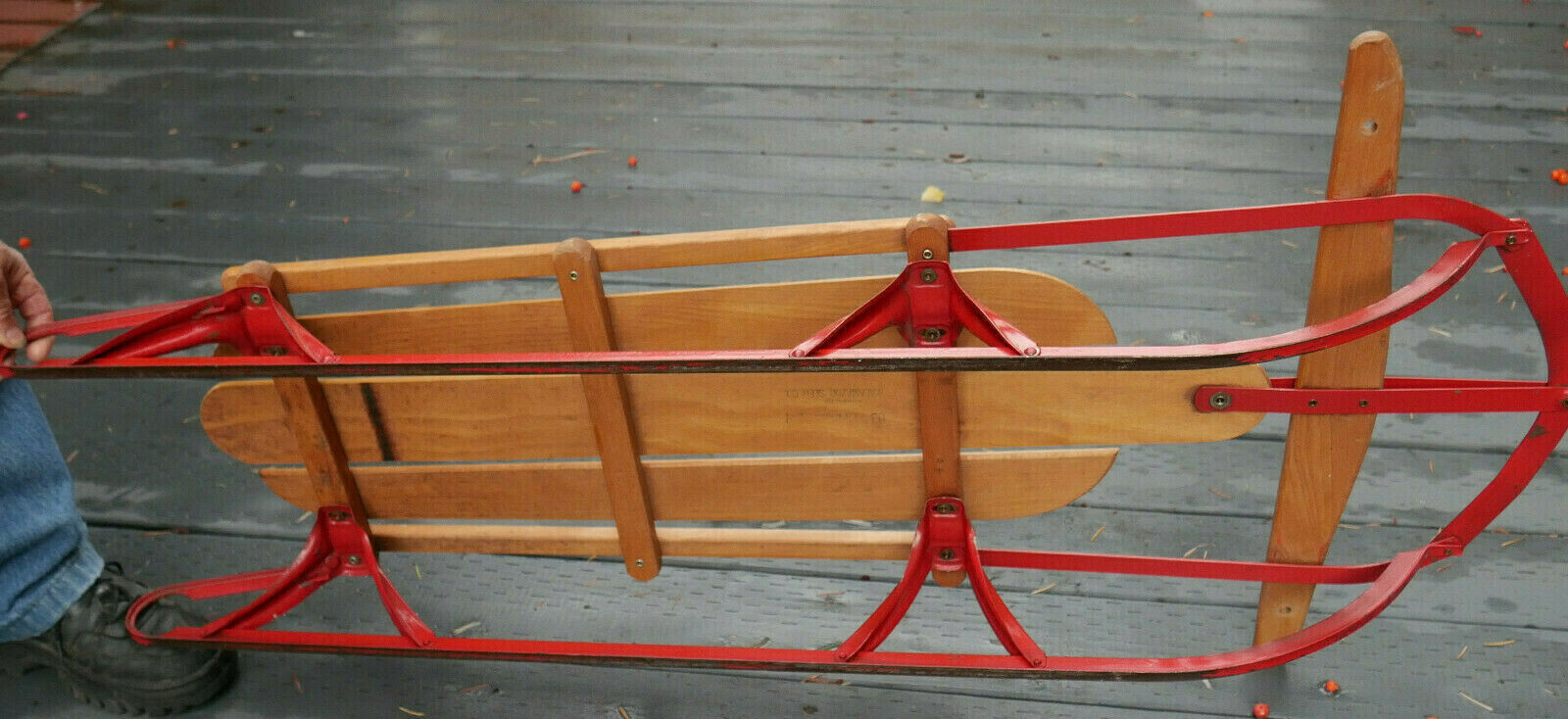 Vintage 1940's Kalamazoo Champion 03 Sled - Excellent Shape - | eBay