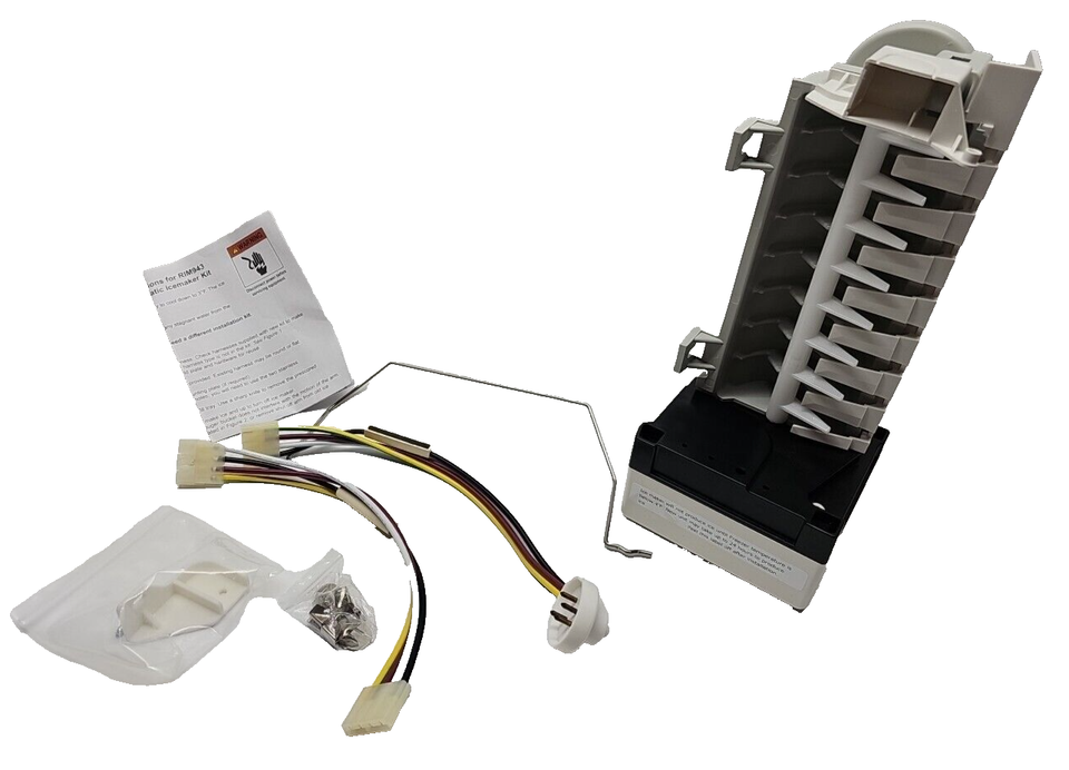 Supco RIM943 Icemaker, 3 to 5 lb. Built-In Ice Maker in White (Broken ...