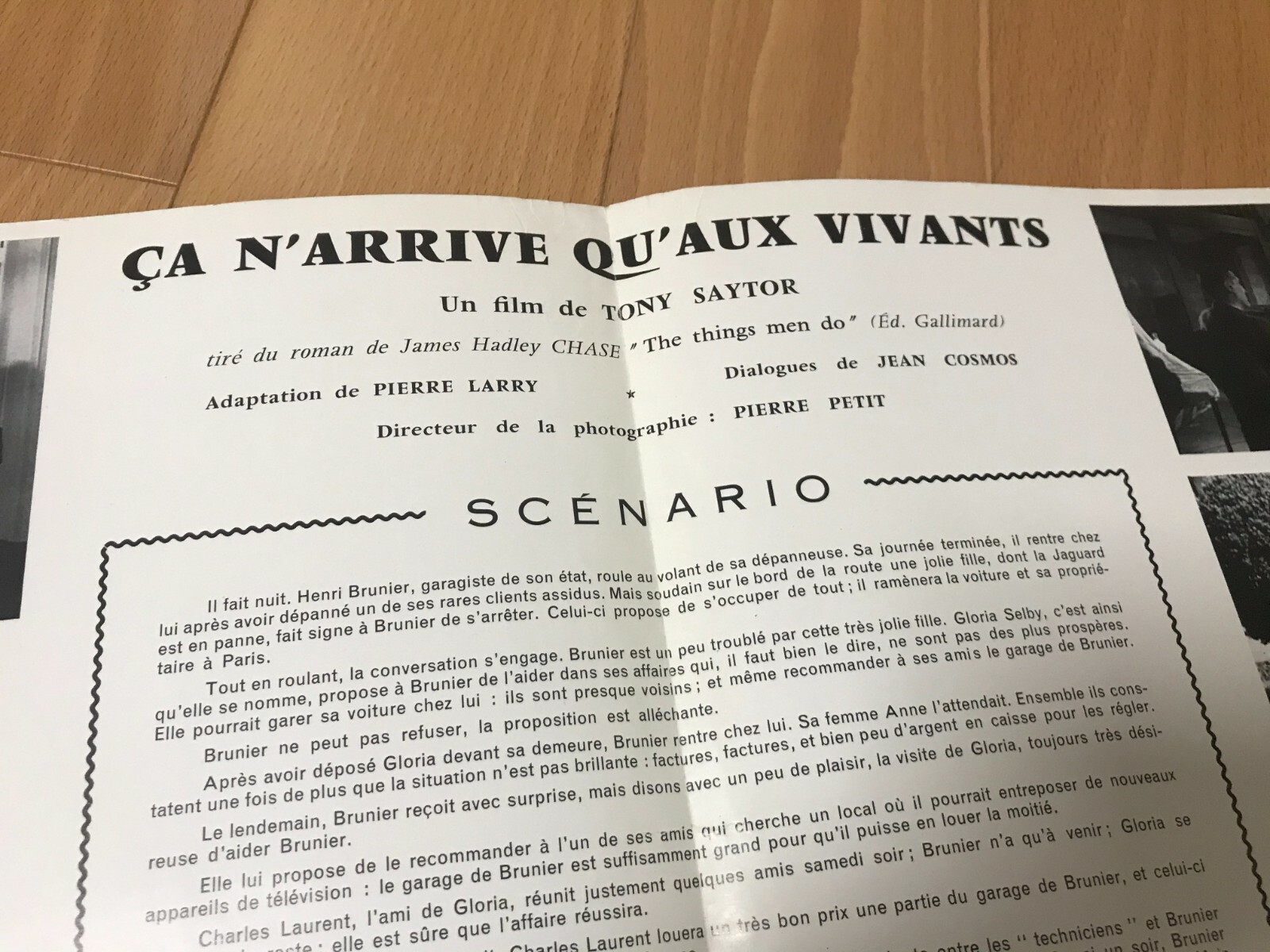 SYNOPSIS / CA N'ARRIVE QU'AUX VIVANTS - 1959 - PELLEGRIN (James Hadley ...