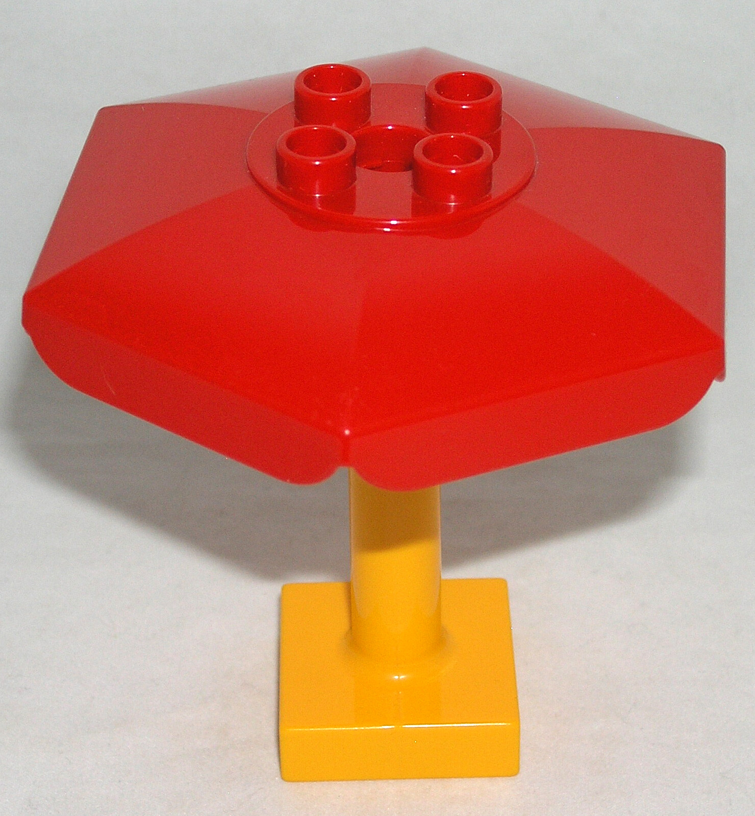 Lego Duplo Red Umbrella Canopy & Golden Yellow Column Stanchion ...