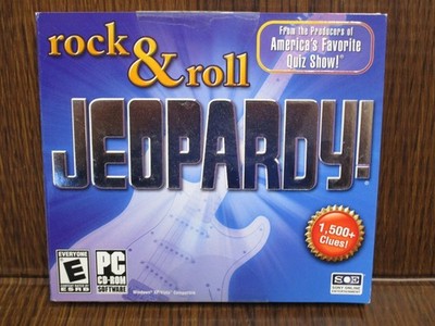 Video Game PC Rock & Roll Jeopardy 1500+ Clues 2007 NEW SEALED ...