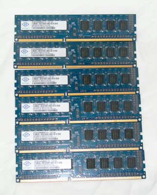 6 pieces of 2gb DDR3 memory (12gb total) | eBay