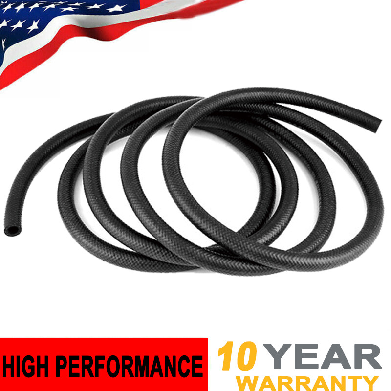 1/2" Fuel Hose Line Push Lock No NBR Rubber SAE 30R7 10FT 300PSI 1 ...