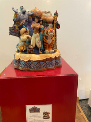 Jim Shore Disney - A Wonderous Place - Aladdin Carved by Heart #6008999 ...