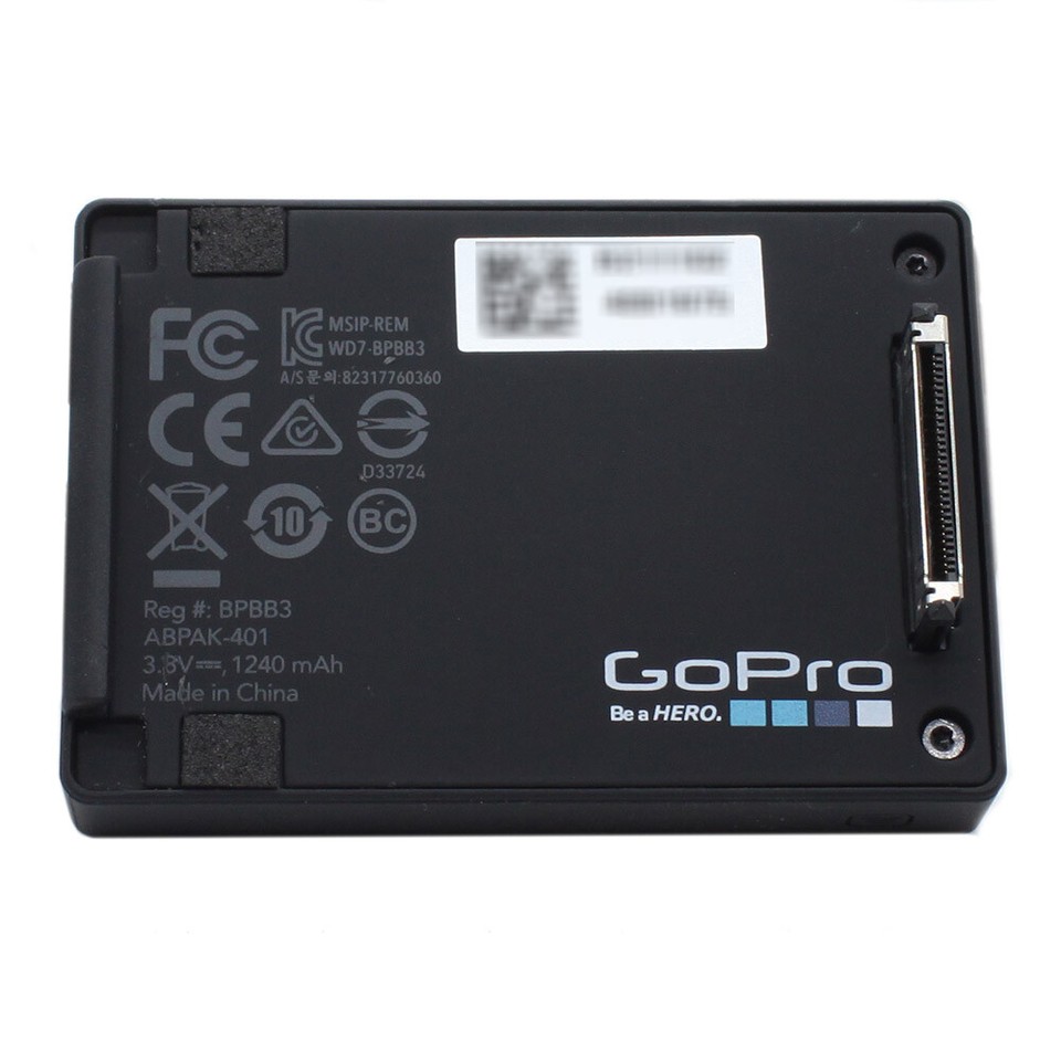 GoPro External Battery BacPac ABPAK-401 fits Hero 3, 3+, 4, FLASH SALE ...