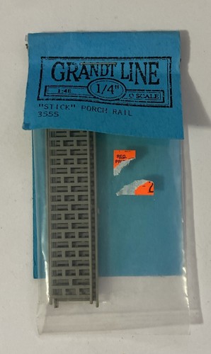 Grandt Line O Scale #3555 Stick Porch Rail 3pcs | eBay