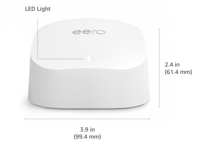 eero 6 - Dual-Band Mesh Wi-Fi Router - Model # N010001 - NEW IN BOX ...