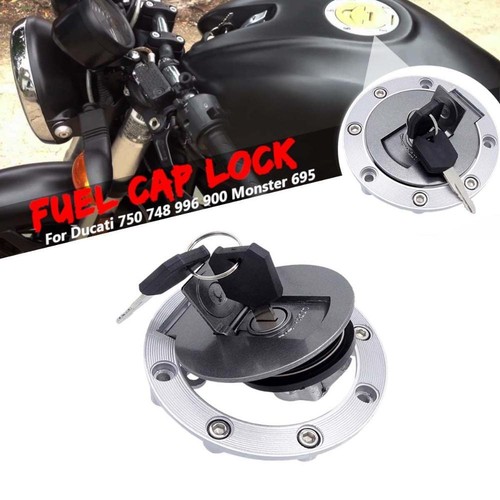 Steel Fuel Cap With 2 Keys Motorcycle Gas Tank Cover Motorbike Oil Tank ...