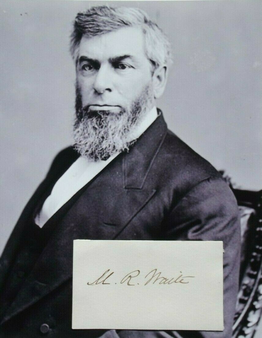 Chief Justice Morrison Waite Appointed 1874 1888 Supreme Court ...