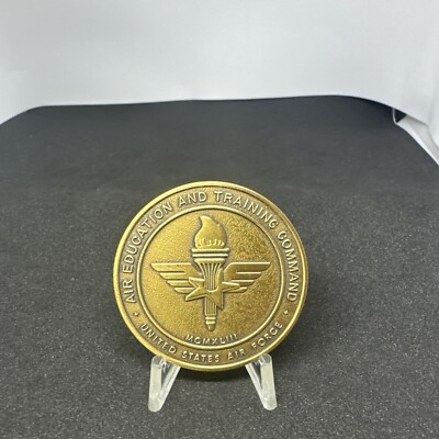 USAF Air Education & Training Randolph AFB Challenge Coin B8 | eBay