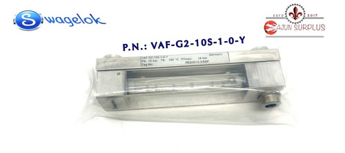 QTY: 1 ~SWAGELOK~ P.N.: [ VAF-G2-10S-1-0-Y ] VARIABLE AREA FLOWMETER! 4 ...