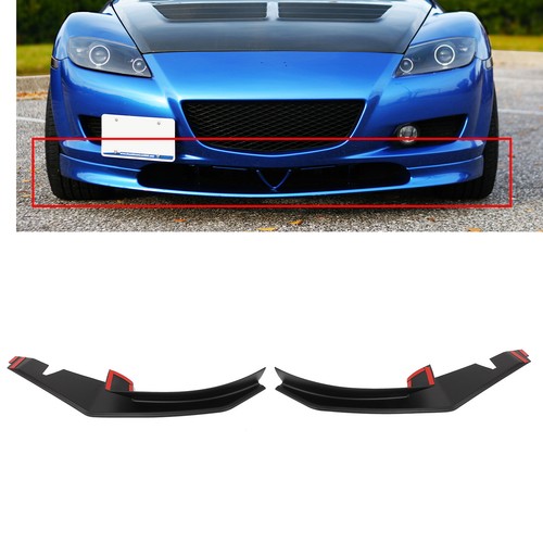 For 2004 -2008 Mazda RX-8 Front Bumper Lip Spoiler Matte Black | eBay