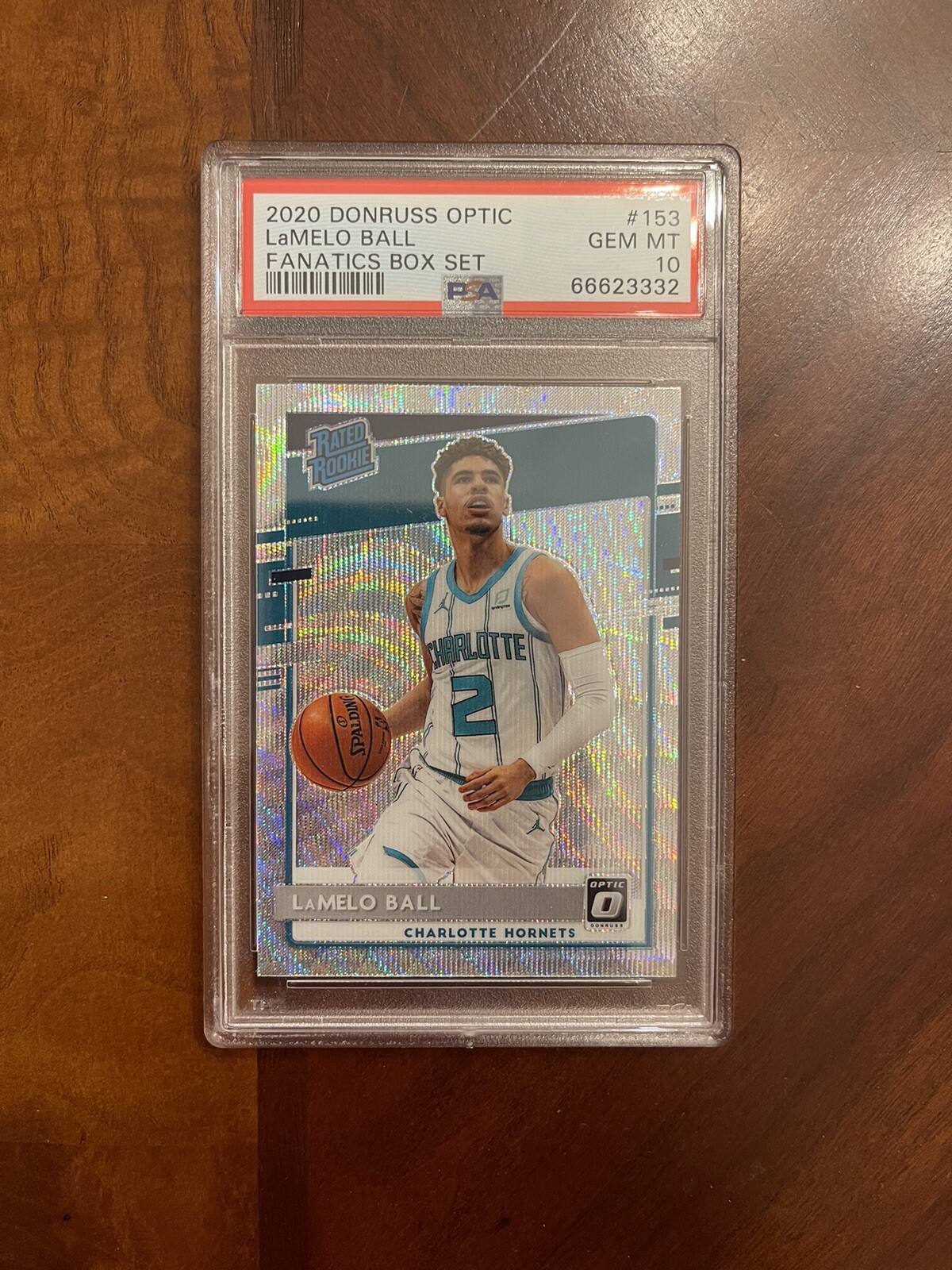 2020-21 Panini Donruss Optic LAMELO BALL RATED ROOKIE FANATICS BOX SET ...