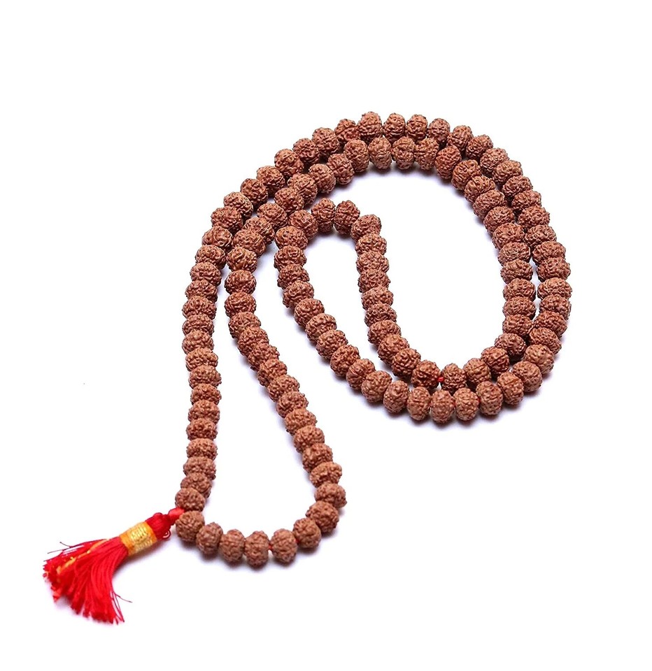 10 Mukhi Rudraksha / Ten Face Rudraksha Mala / Narayan Mala -109 beads ...