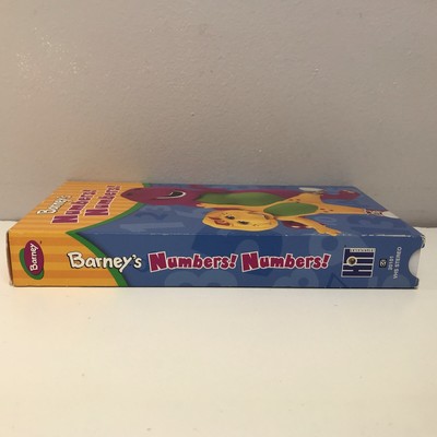 Barney Numbers Numbers VHS Video Tape White | Grelly USA