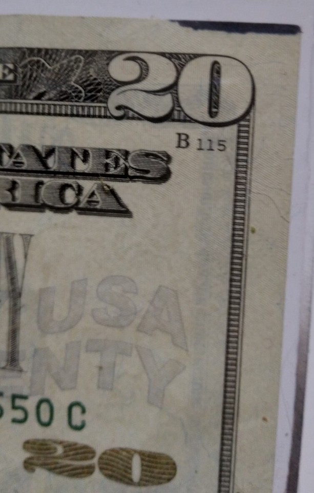 2017 $20 DOLLAR BILL FANCY SERIAL NUMBER BROKEN LADDER ALL 8 DIGITS 0-7 ...