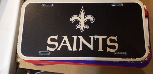 NEW ORLEANS SAINTS NFL FOOTBALL CAR AUTO LICENSE PLATE NEW | eBay