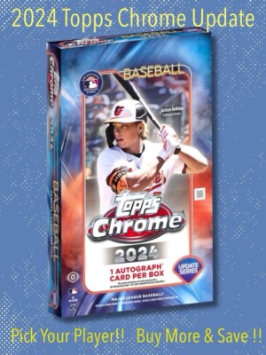 2024 Topps Chrome Update MLB • RC Insert Parallel Refractor • Pick Your ...