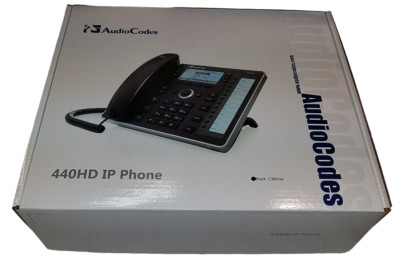 AudioCodes 440HD IP Phone GGWV00609 VoIP Color LCD Screen 6-line Office ...