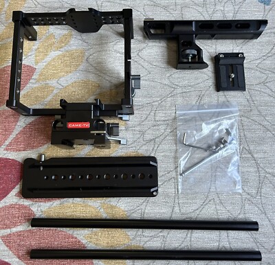 CAME-TV DSLR Cage Rig Kit With Box, Everything Pictured Is Included EUC ...