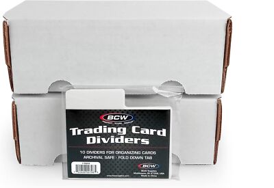 2 - 400 Count Trading Card Storage Box & 1 Pack Horizontal Trading Card ...