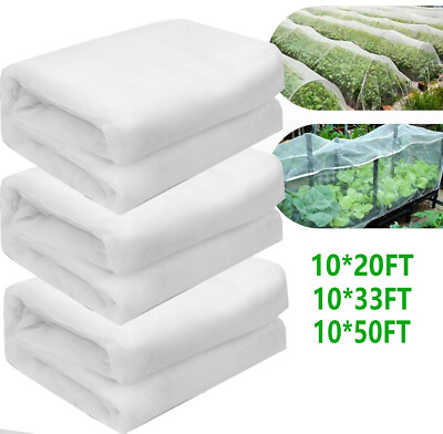 20-50ft Garden Bug Insect Netting Barrier Bird Pond Net Plant Crop ...