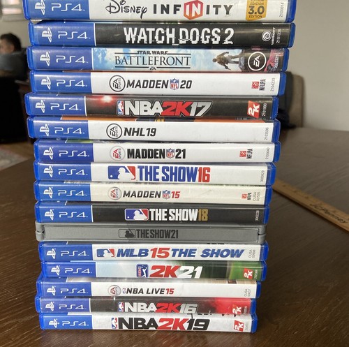 USED Sony Playstation 4 PS4 Game Lot - 16 games - Various Titles SPORTS ...