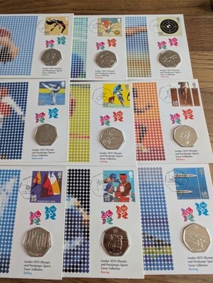 Royal Mint Mail London 2012 Olympics 50p Stamp & Coin Cover 20k limited ...