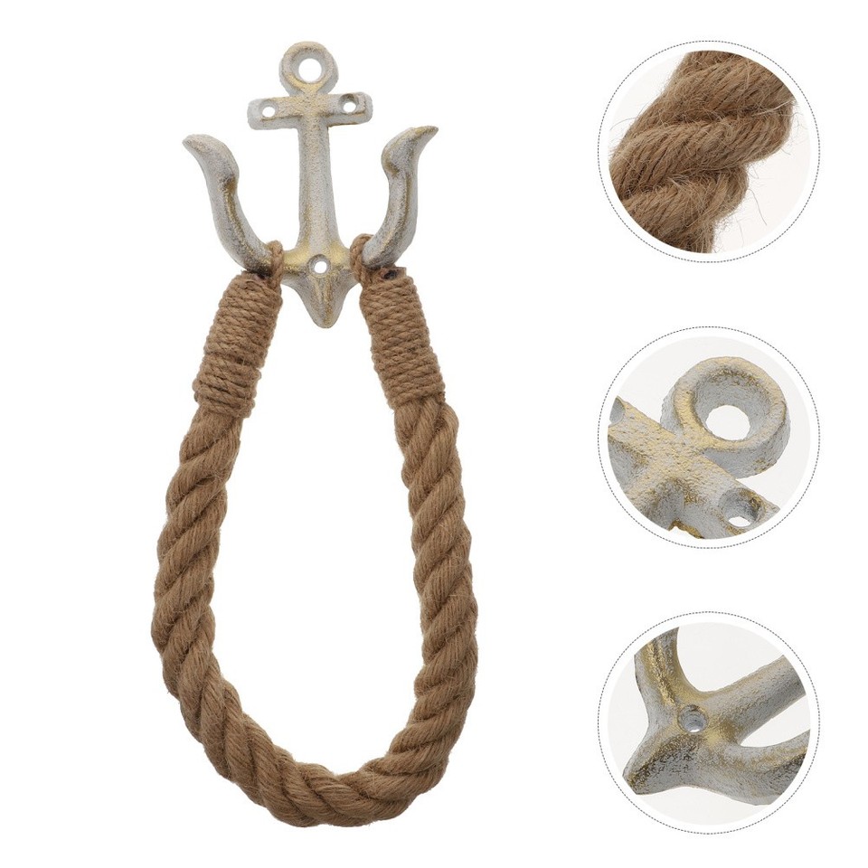 Bathroom Toilet Roll Holder Kitchen Towel Holders Anchor Twine Parper ...