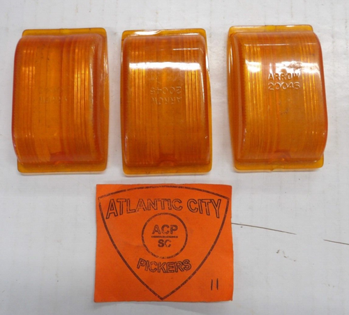 ARROW 20045 AMBER LIGHT LENS (SET OF 3) | eBay